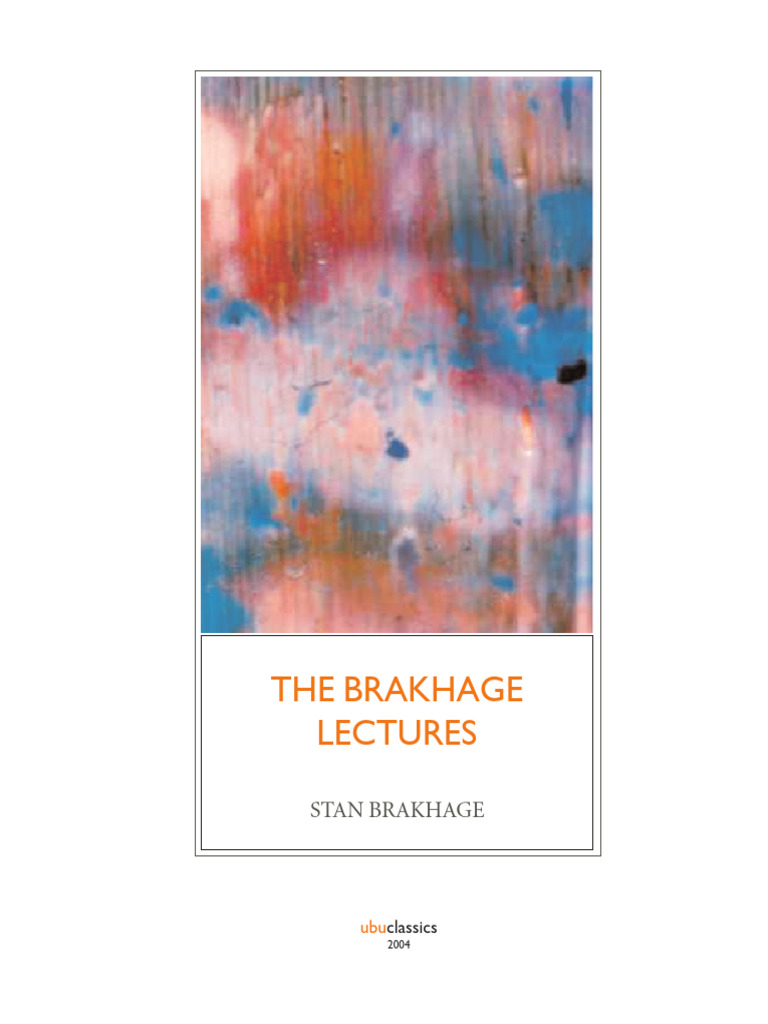 Brakhage Lectures Revised | PDF