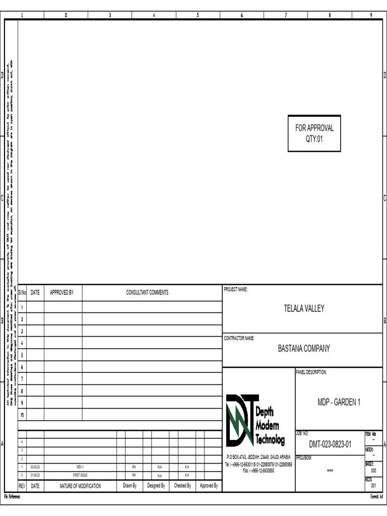 01) MDP - Garden 1 | PDF