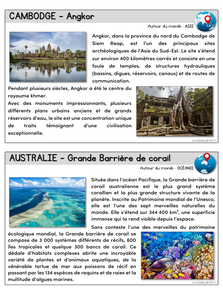 Rallye Copie Autour Du Monde | PDF