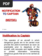 NOTOC Completion Instructions for Aviation | PDF | Dangerous Goods | Cargo
