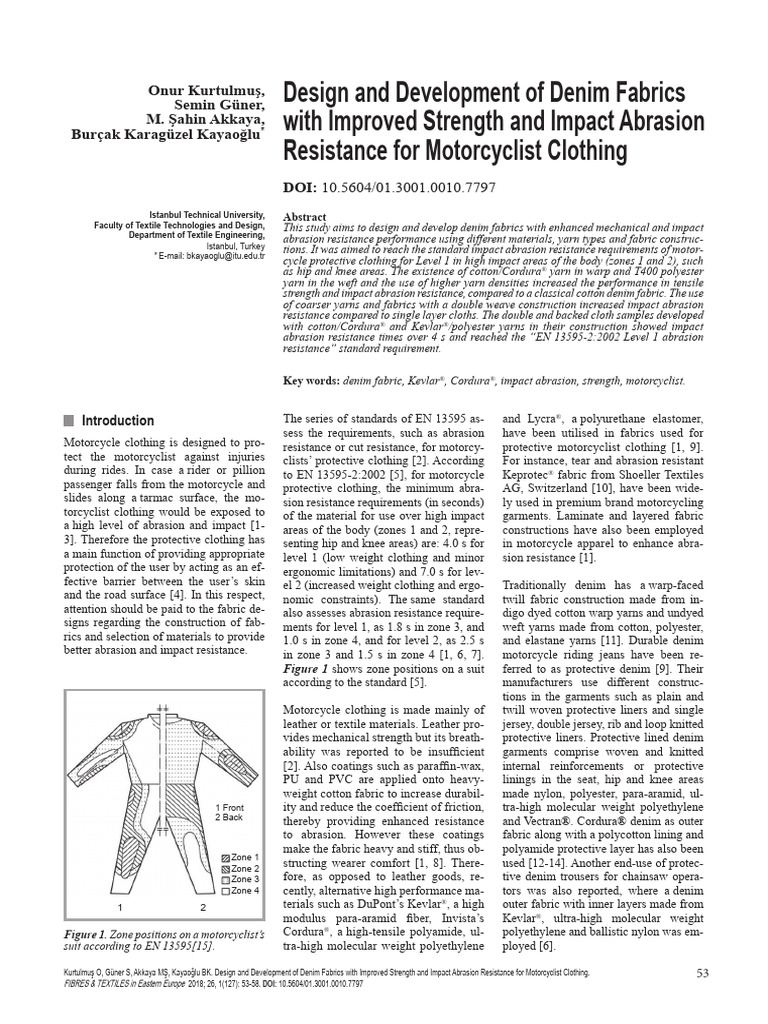 Reaserch Paper 1 - Design and Development of Denim Fabrics | PDF ...
