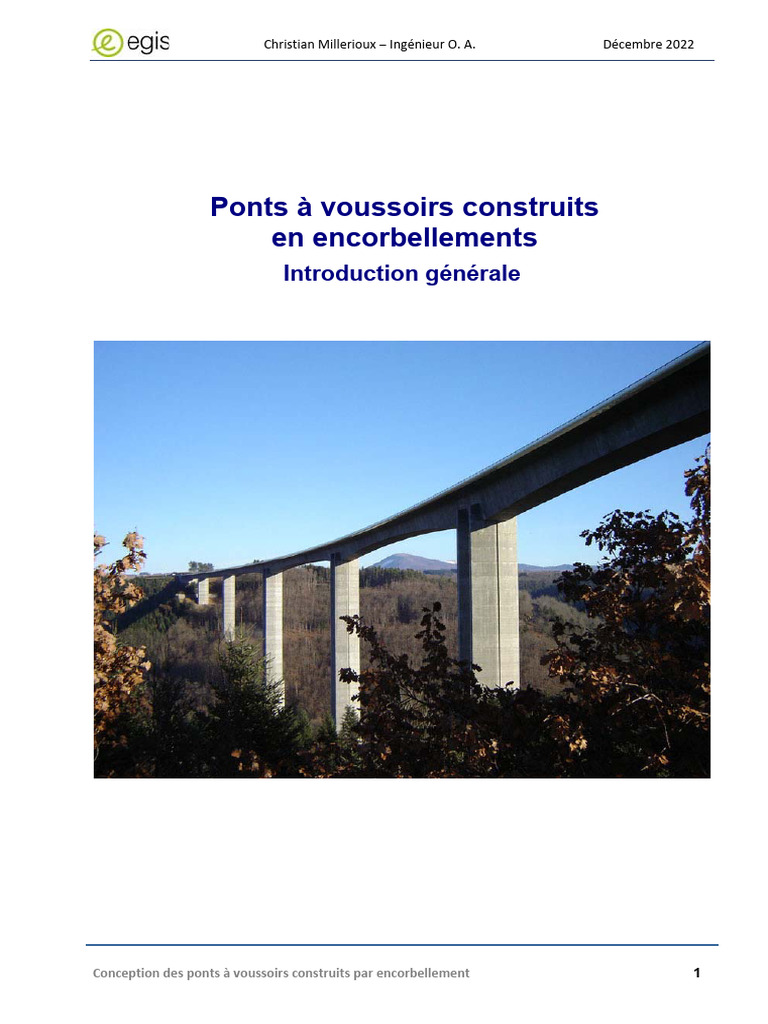 Conception de ponts à voussoirs encorbelés | PDF