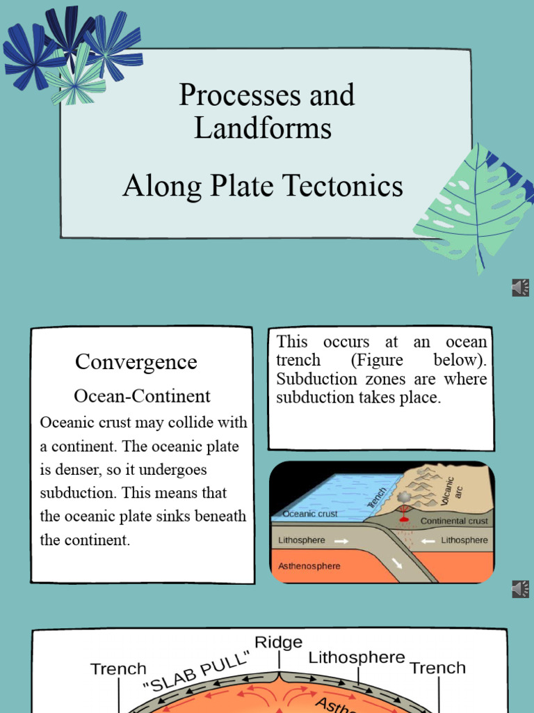 Proccesses and Landforms Along Plate Boundaries | PDF | Fault (Geology ...