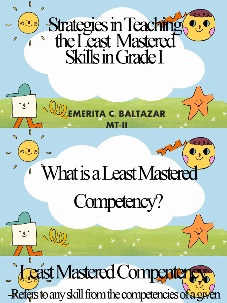 Least Mastered Competency | PDF | Career & Growth