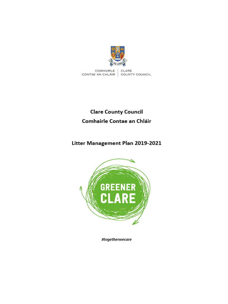 Litter Management Plan 5786 | PDF | Waste | Waste Management