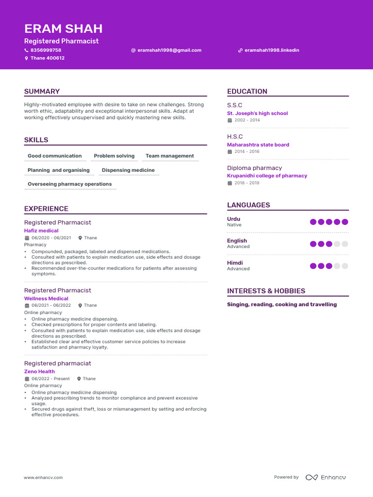 Eram Shah Resume | PDF
