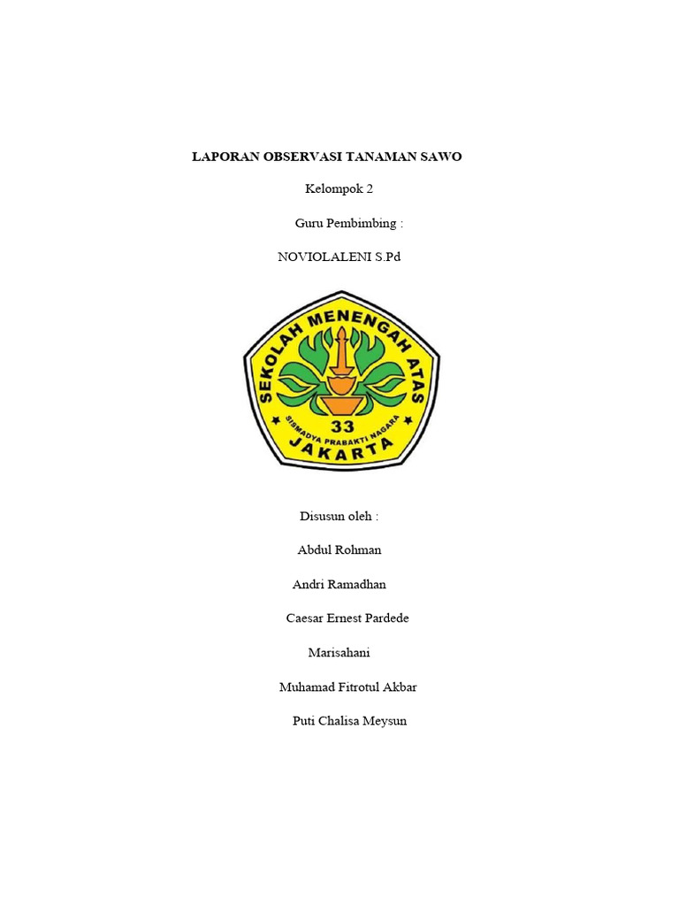 LAPORAN OBSERVASI | PDF
