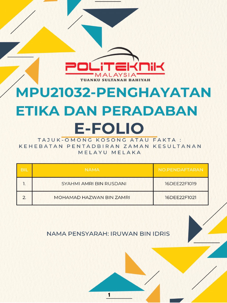 E-Folio PEP Tajuk 6 | PDF