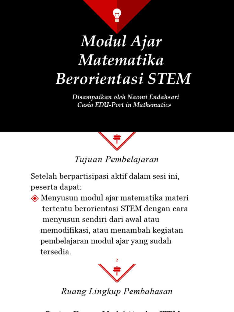 Modul Ajar Mat Berorientasi STEM | PDF