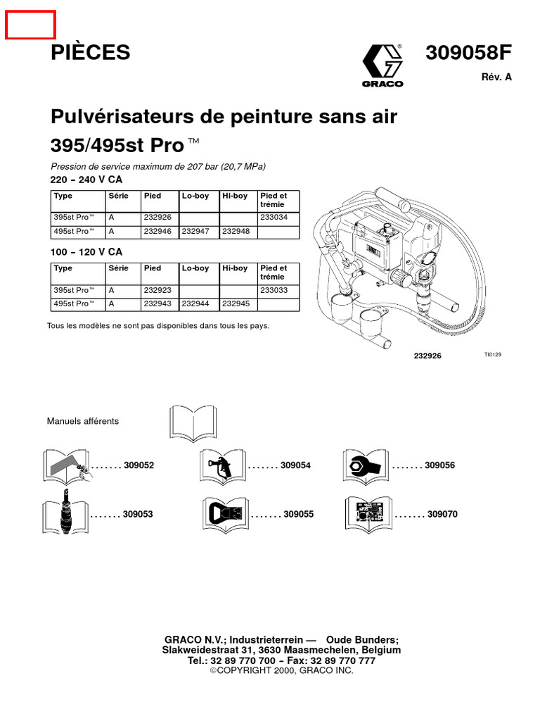 Graco 395-495 ST Pro | PDF