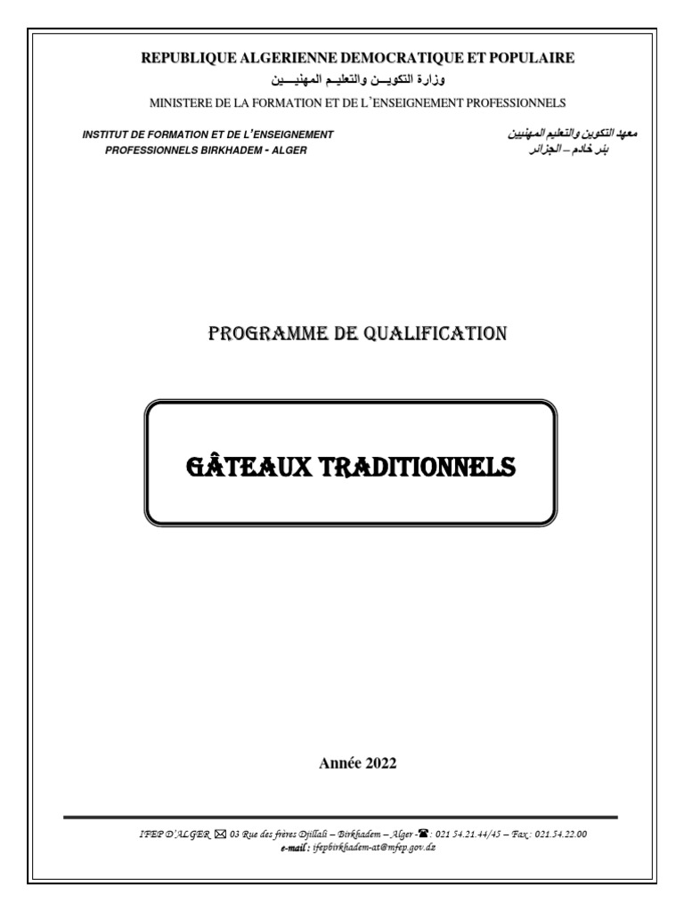 Gateaux Traditionnels | PDF