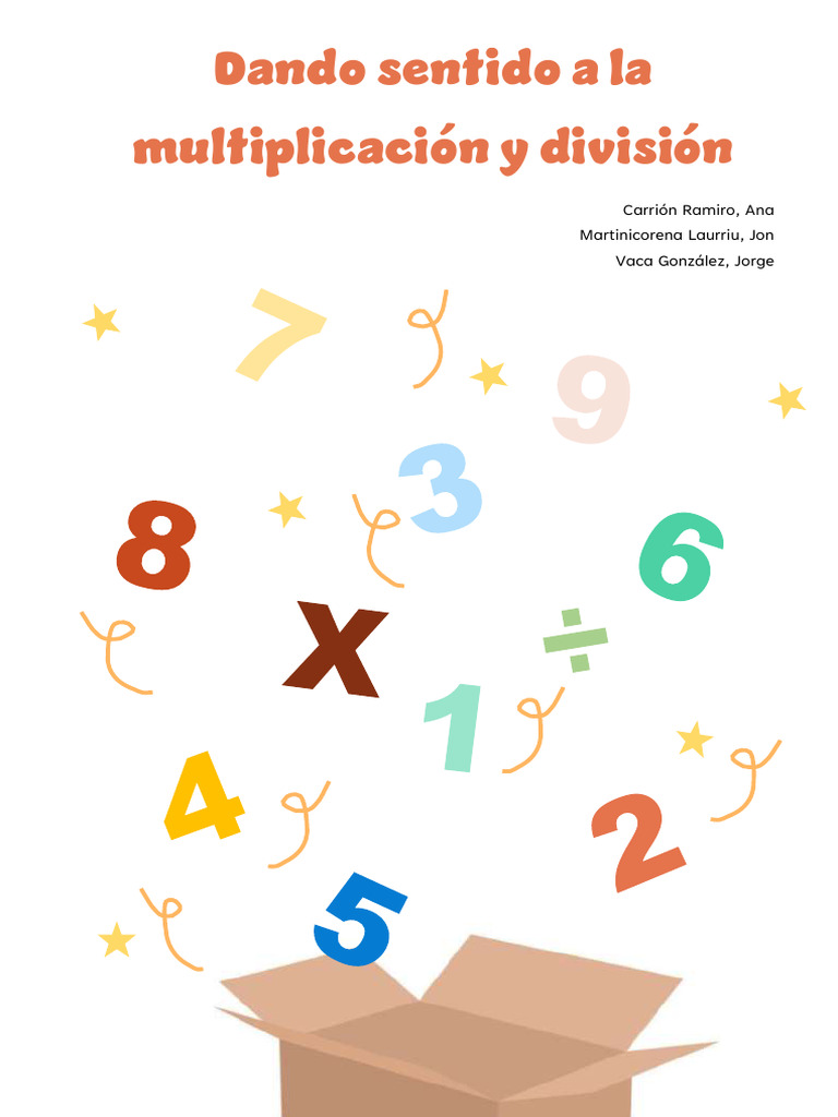 Multiplicación y División | PDF