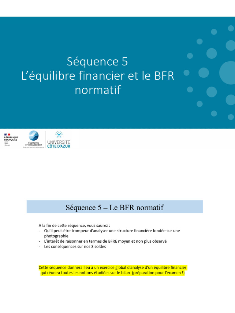 SÃ©quence BFR Normatif | PDF