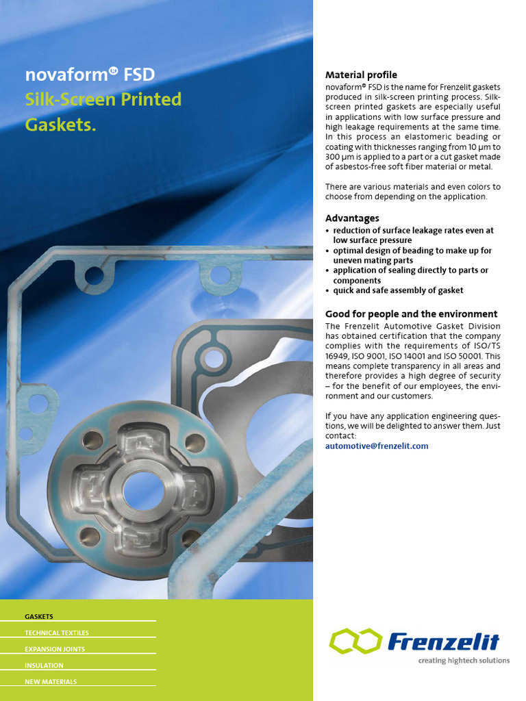 Brochure Novaform FSD en | PDF