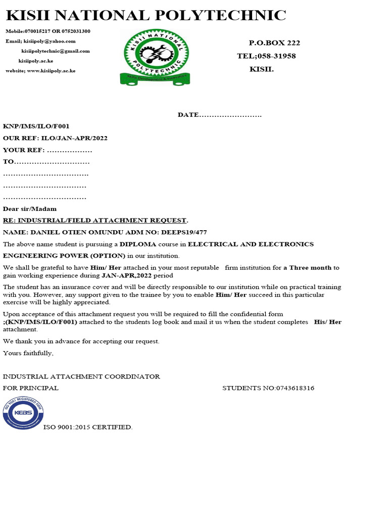 Kisii National Polytechnic | PDF