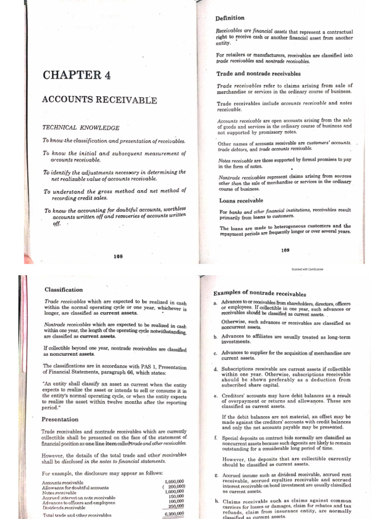 Accounts Receivable | PDF