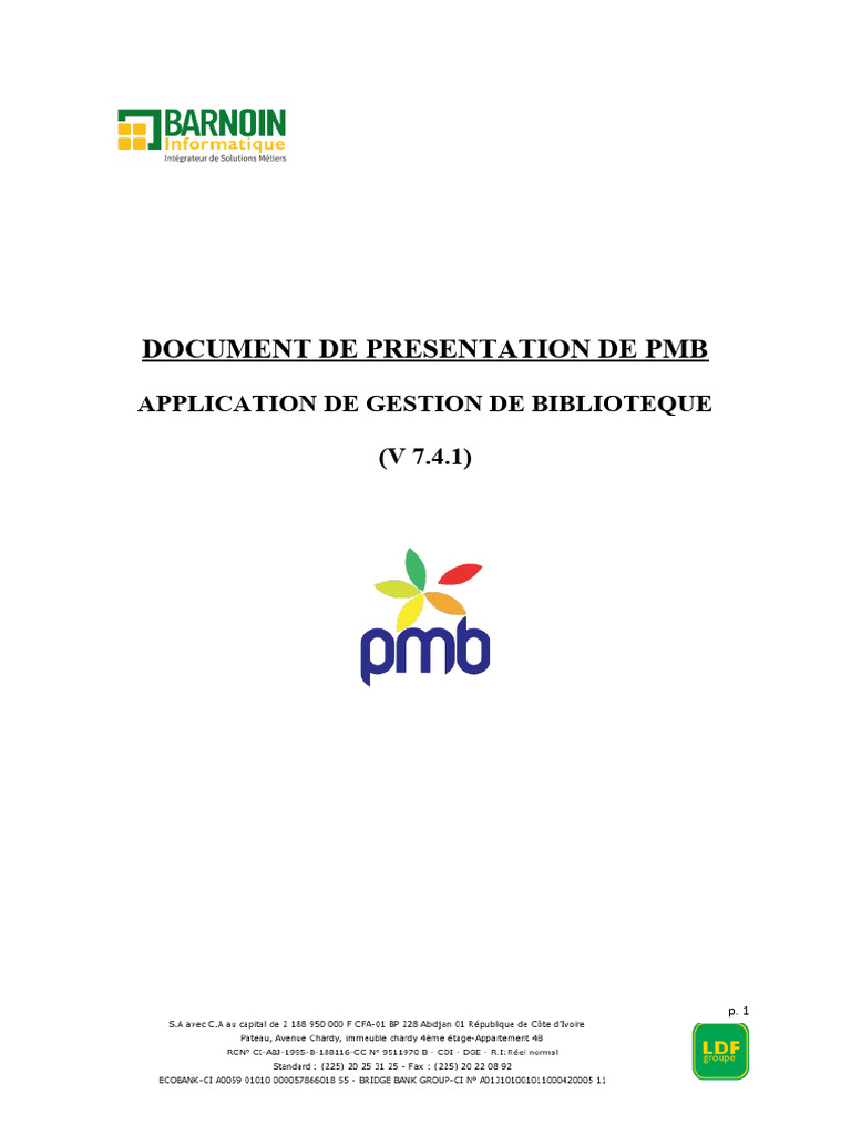 Presentation Sigb PMB | PDF