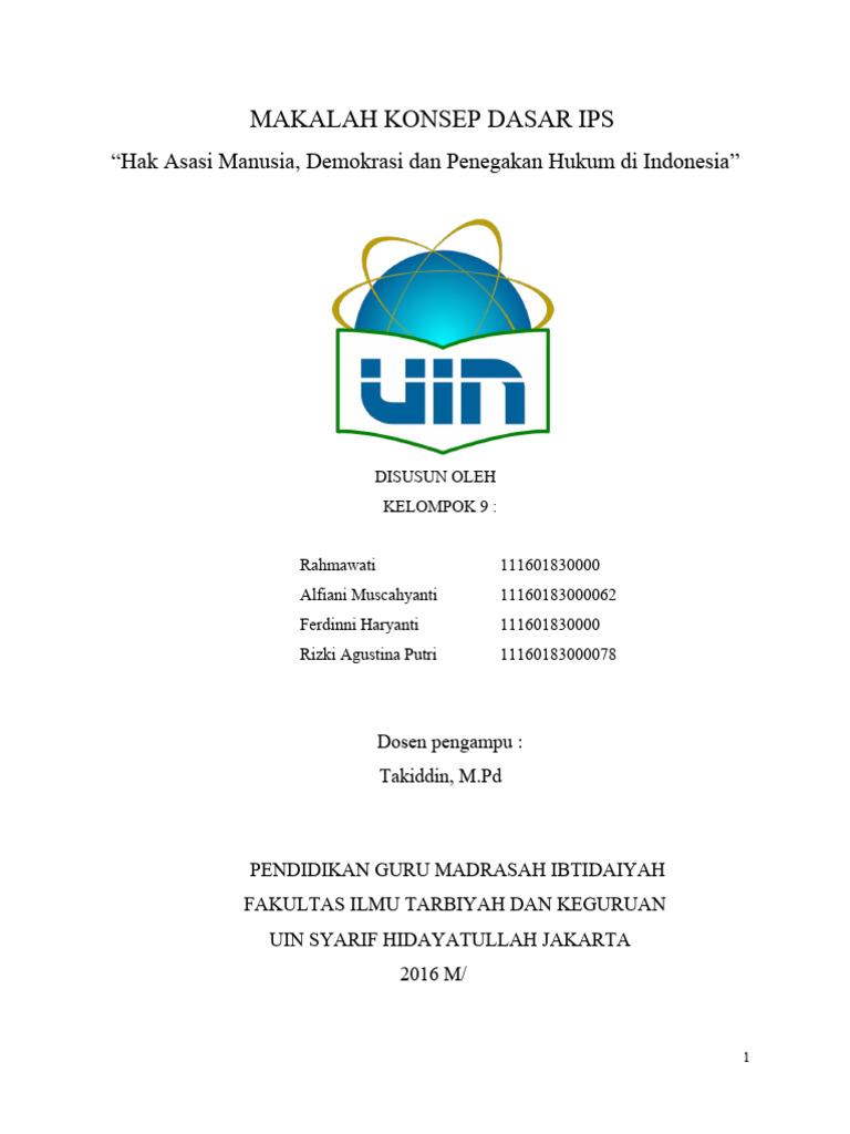 Makalah Konsep Dasar Ips | PDF