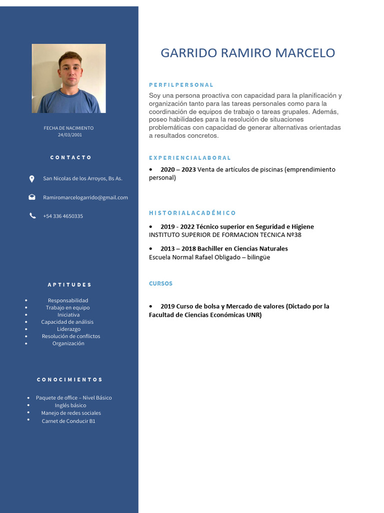 CV Ramiro Garrido | PDF