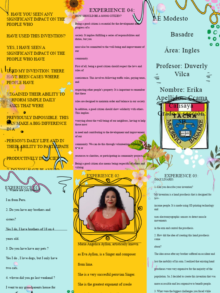 Tríptico Inglés | PDF | Prosthesis | Electromyography
