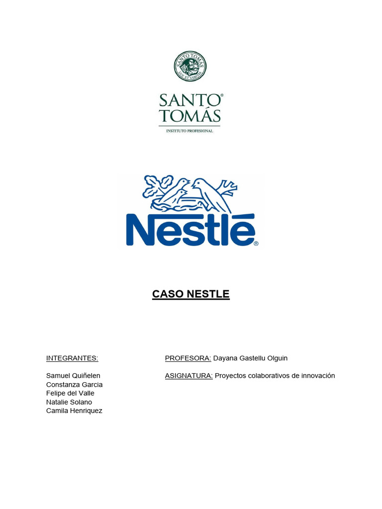 Caso NESTLE | PDF