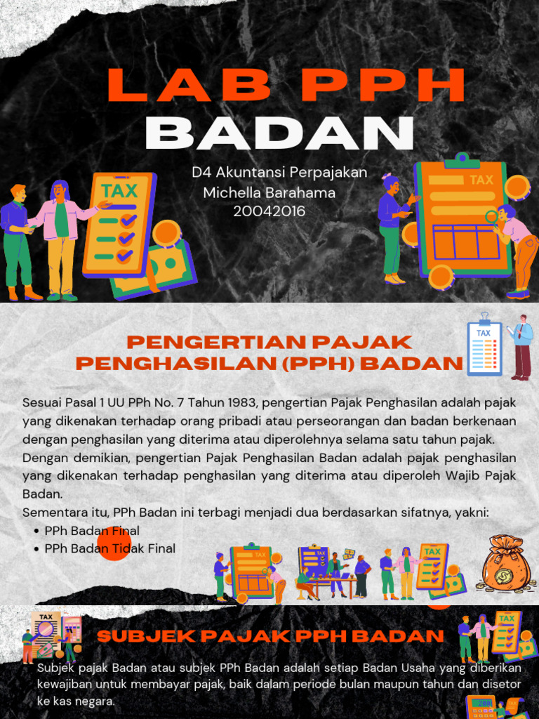 PPh Badan: Subjek dan Objek Pajak | PDF