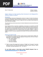 Shipping Bill Tracking at ICES | PDF