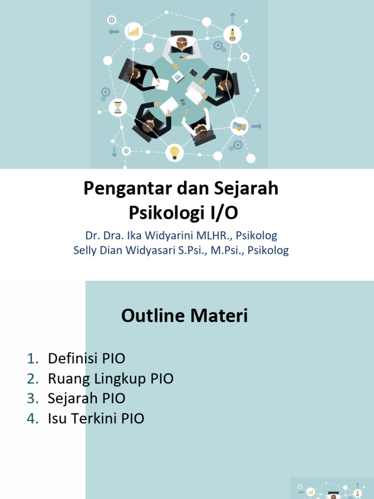 Pengantar Dan Sejarah PIO | PDF