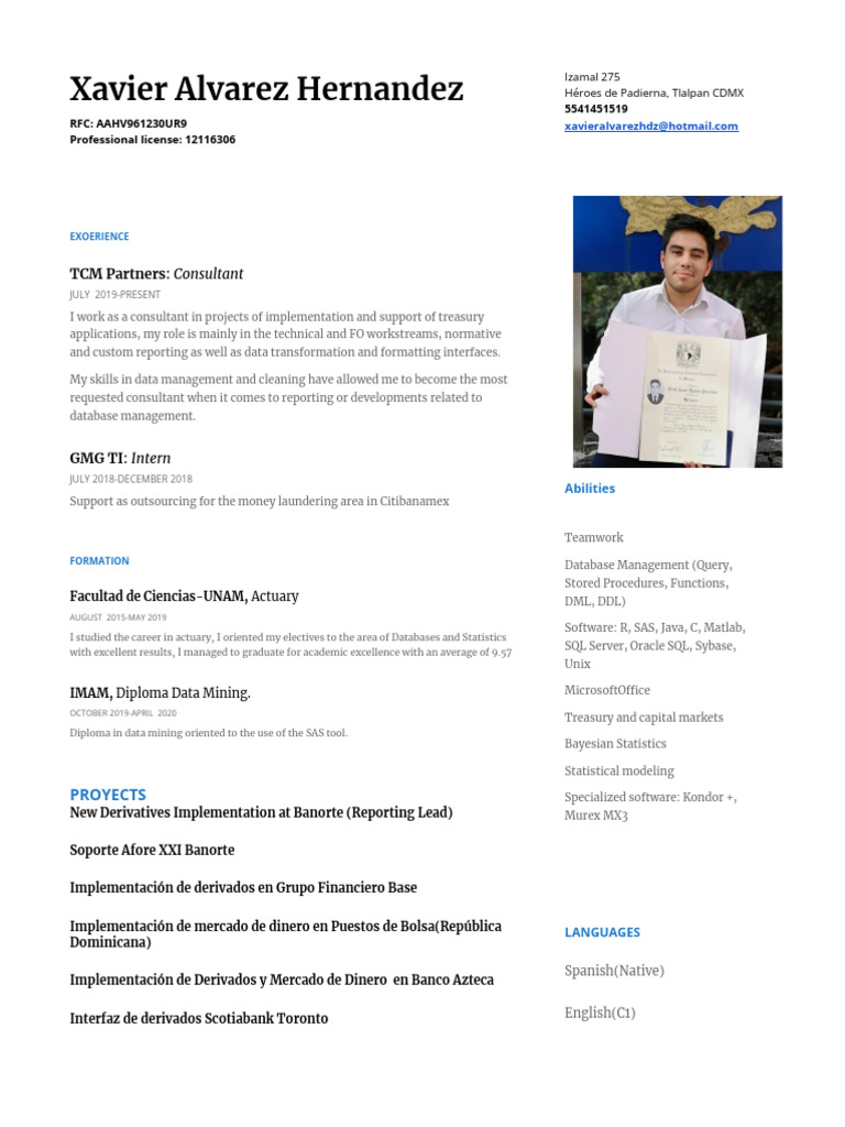 Curriculum Vitae (1) - 1 | PDF