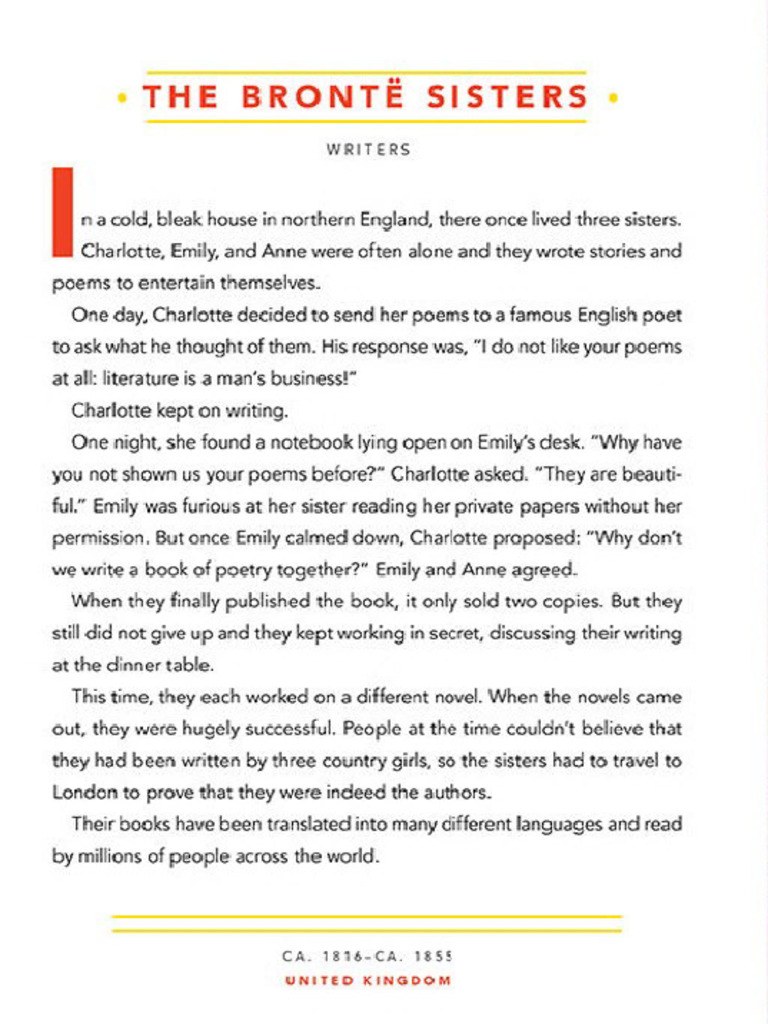 The Bronte Sisters | PDF
