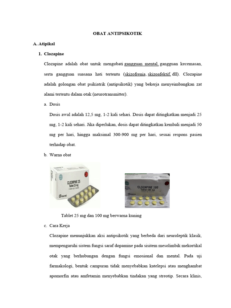 Obat Antipsikotik 2 | PDF