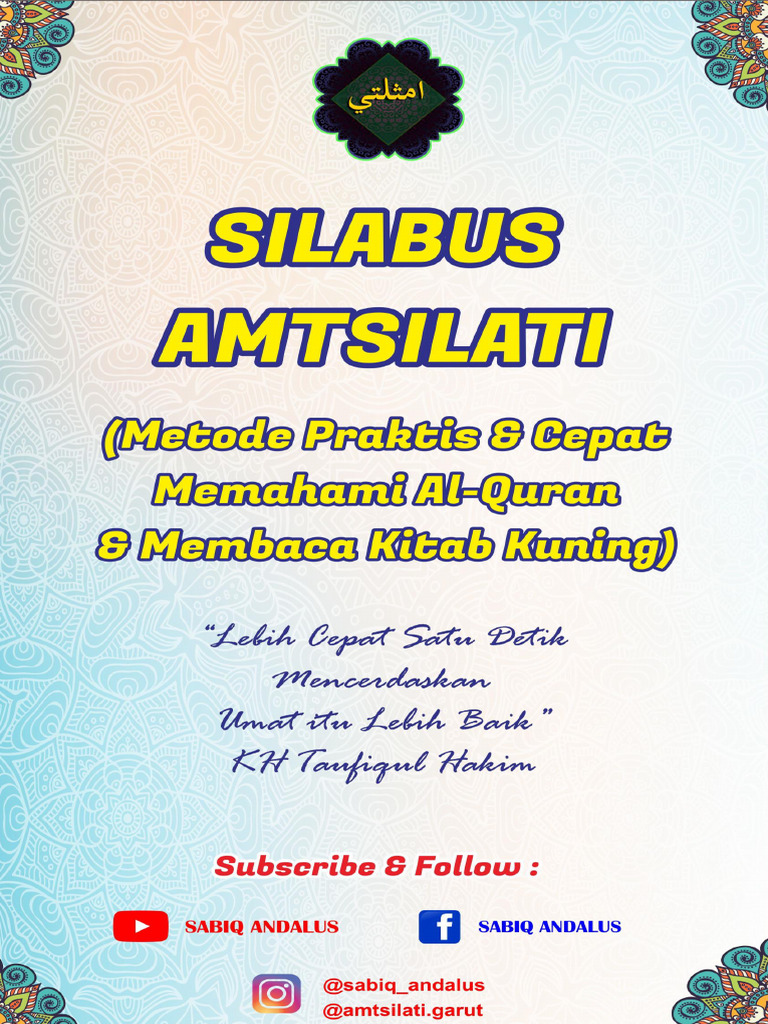 Silbus Amtsilati | PDF