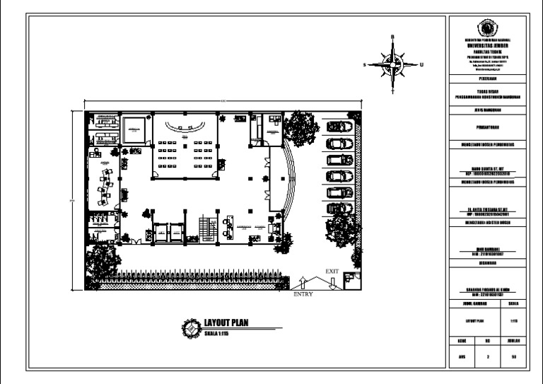 Layout Plan: Universitas Jember | PDF