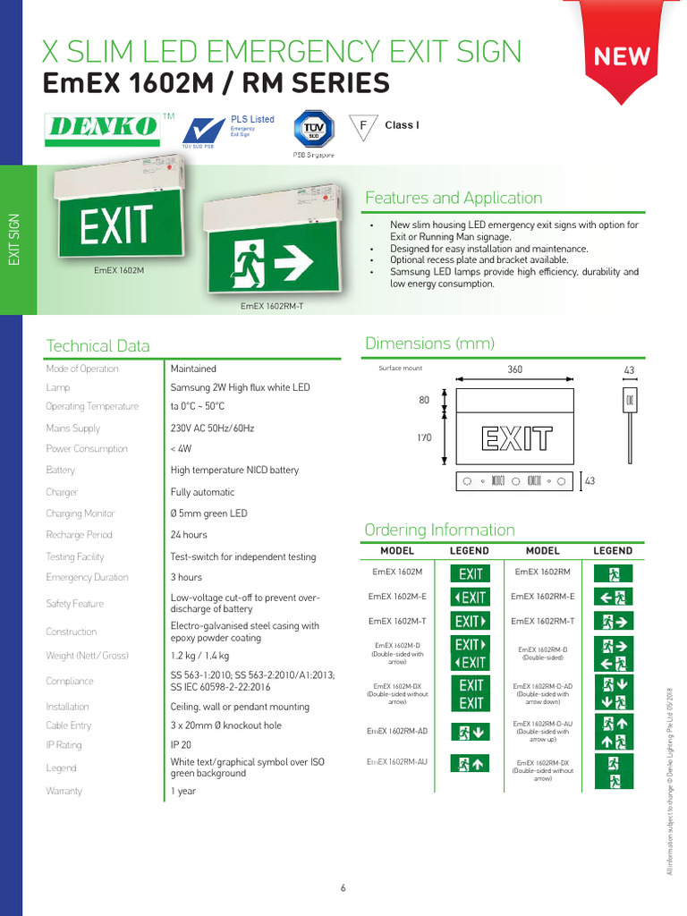 DENKO EmEX 1602M RM SERIES | PDF