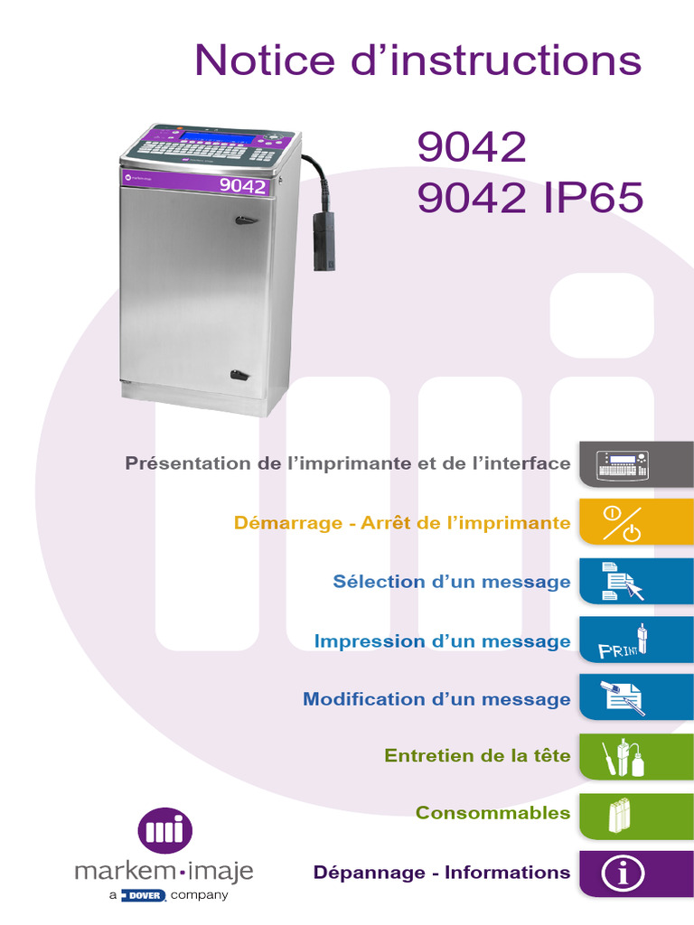 9042 Instruction Manual A45104 FR | PDF