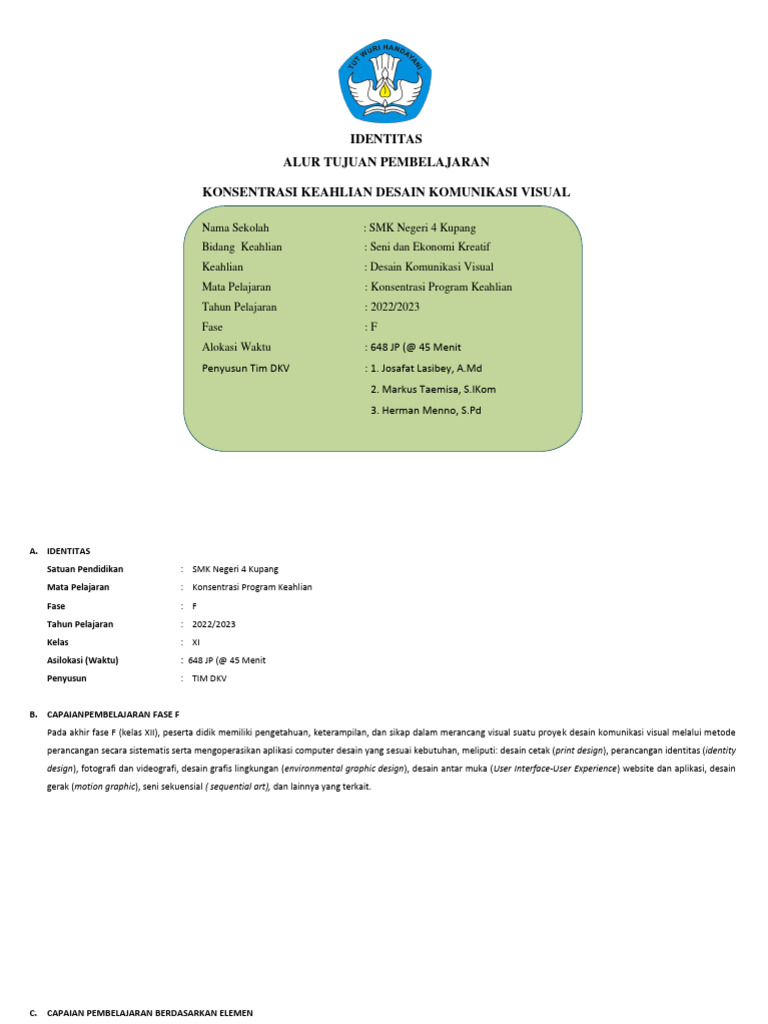 Atp DKV Fase F Tim | PDF