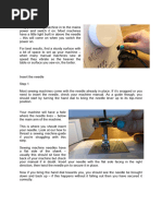 Types of Temporary Hand Stitches | PDF | Textile Arts | Sewing