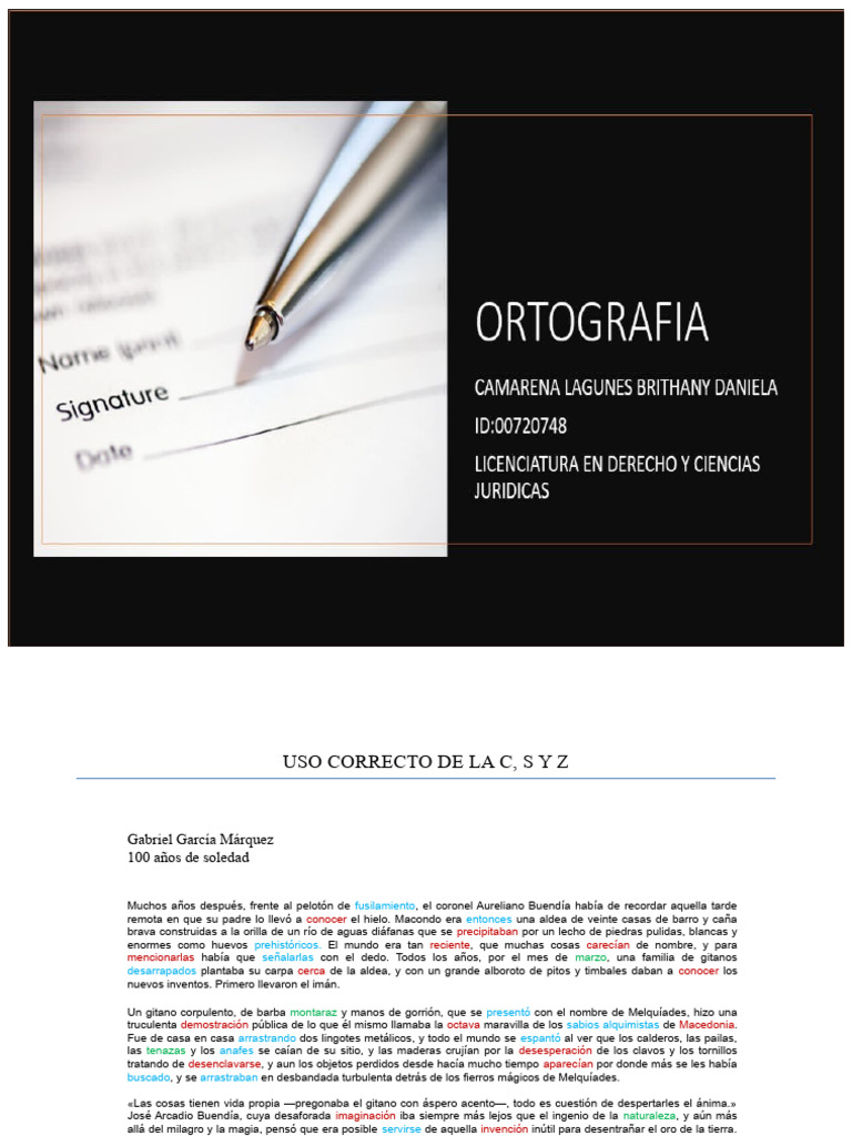 USO CORRECTO DE LA C | PDF