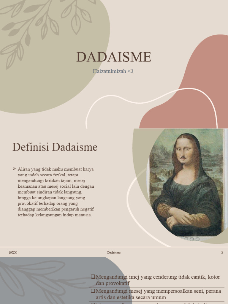 Seni Dadaisme dan Tokohnya | PDF | Seni