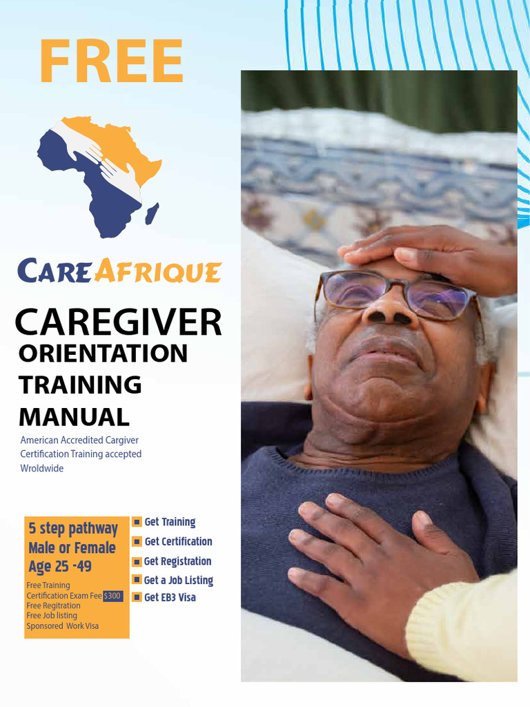 Caregiver Orientation Training Manual | PDF | Career & Growth