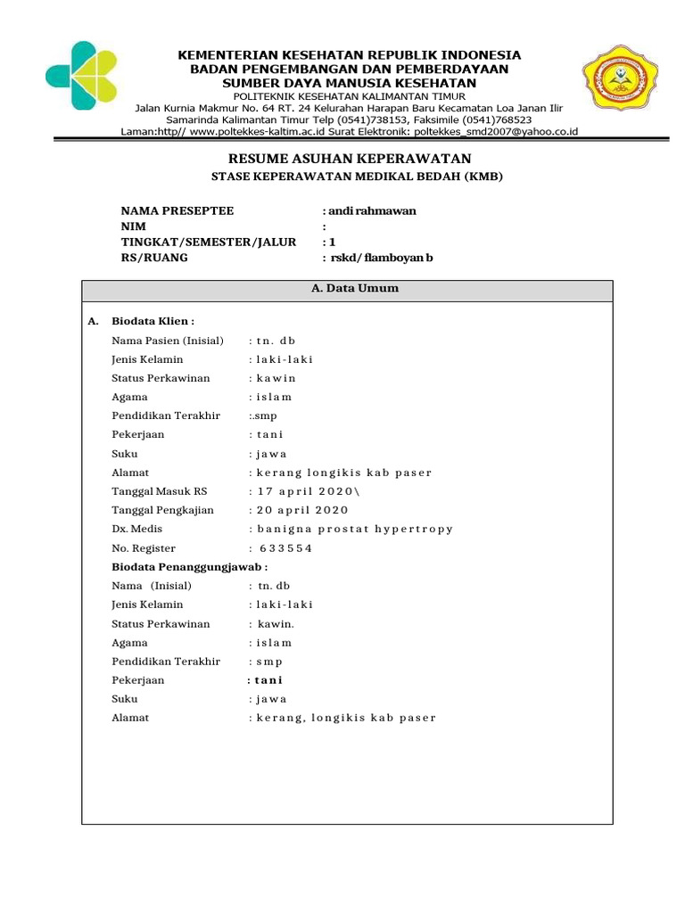 Andi Rahmawan Resume FB | PDF