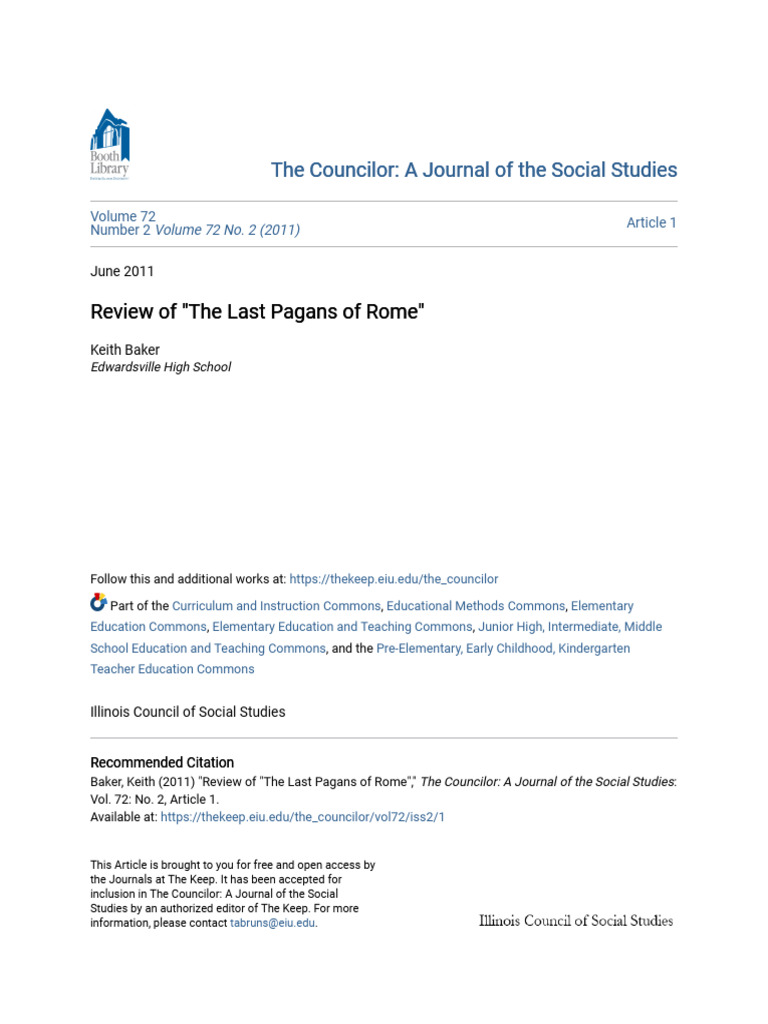 Review of The Last Pagans of Rome | PDF