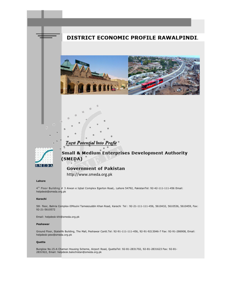 District Profile of Rawalpindi Apr-2022 | PDF