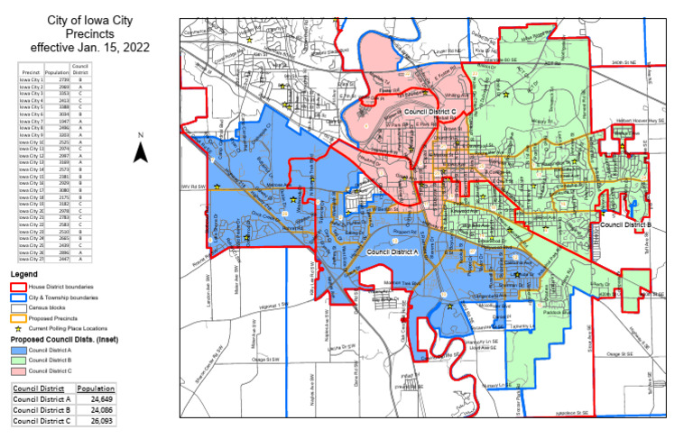 Iowa City Plan A Districts | PDF