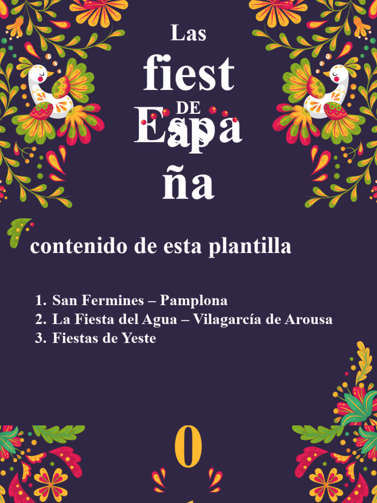 Las Fiestas de Espana | PDF | Viajes y turismo | Hogar, jardinería y ...