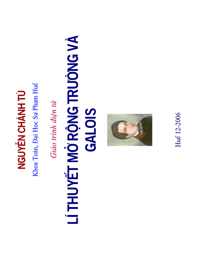 Mở Rộng Trường Và Lý Thuyết Galois | PDF