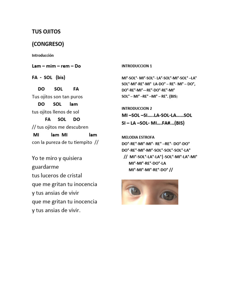 TUS OJITOS Congreso | PDF