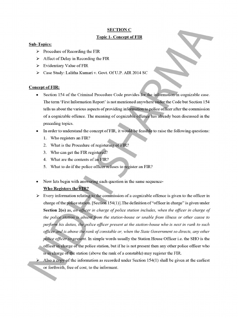 Concept of FIR | PDF