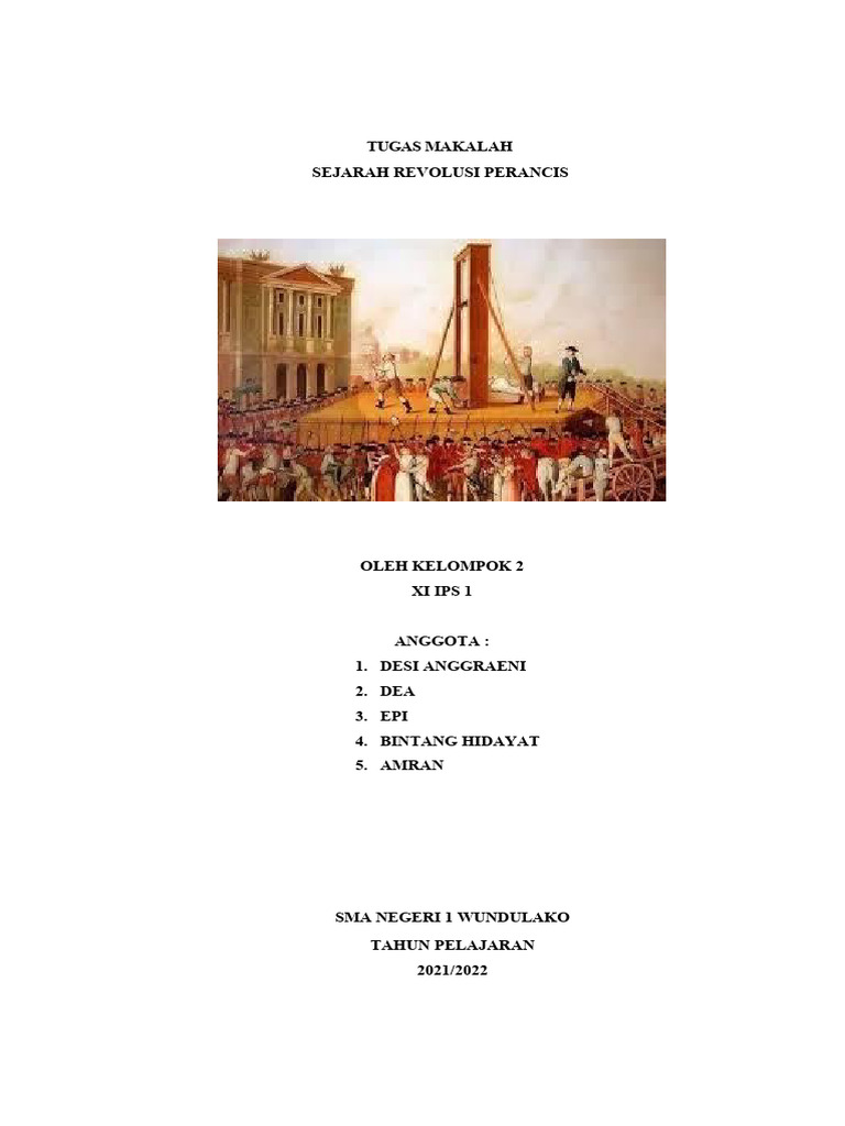 MAKALAH Revolusi Perancis | PDF