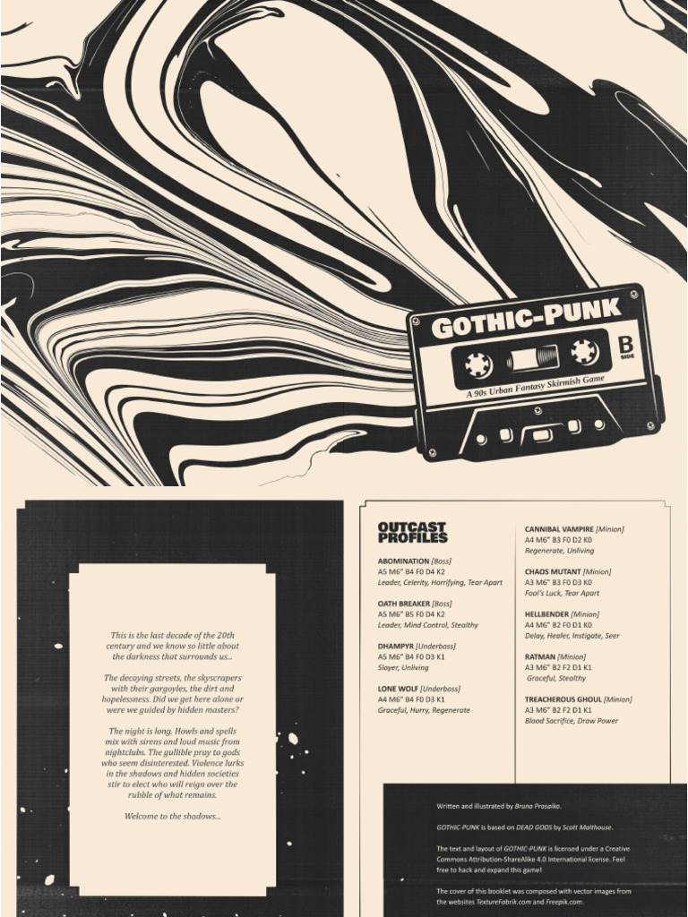 Gothic-Punk - Photocopy Zine - Booklet | PDF Gothic-Punk - Photocopy Zine - Booklet | PDF